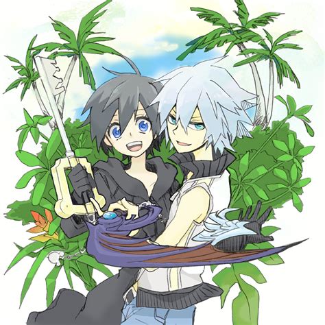 Xion And Riku Kingdom Hearts And 2 More Drawn By Mendesendofworld