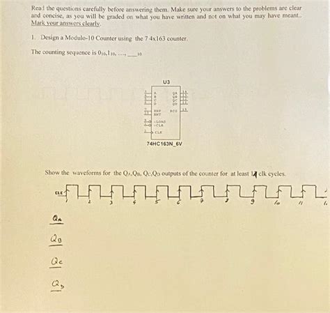 Solved Read The Questions Carefully Before Answering Them Chegg