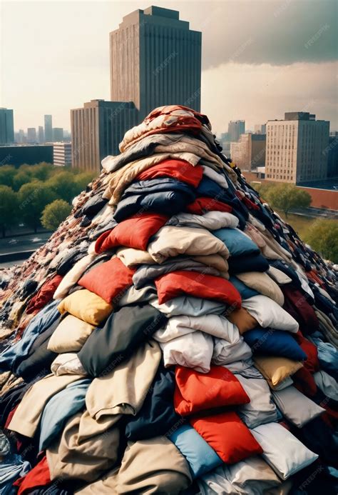 Free Photo Big Tower Of Garbage
