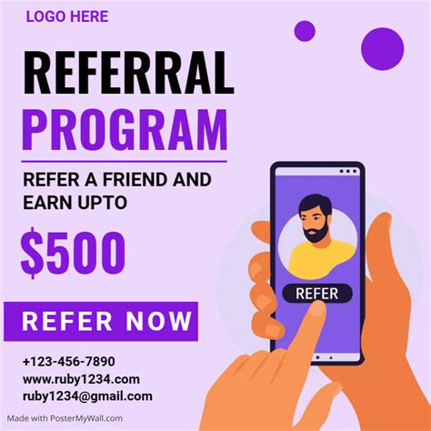 Referral Program Template Postermywall