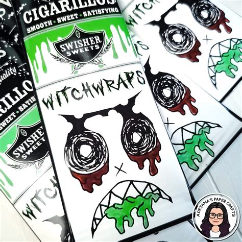 Printable Custom Cigarillo Wrapper Adrianas Paper Crafts