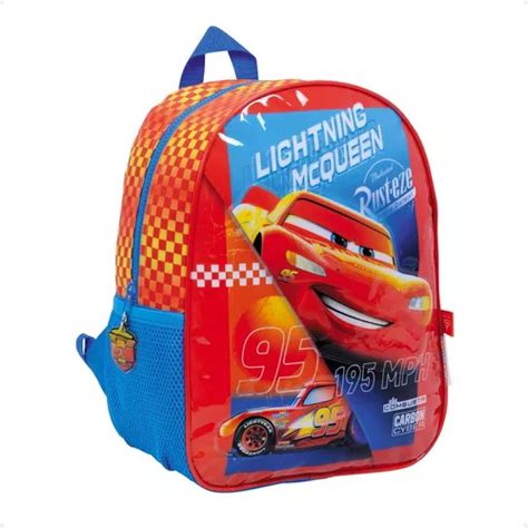 Mochila Infantil Escolar Rayo Mcqueen Cars Original X Cm