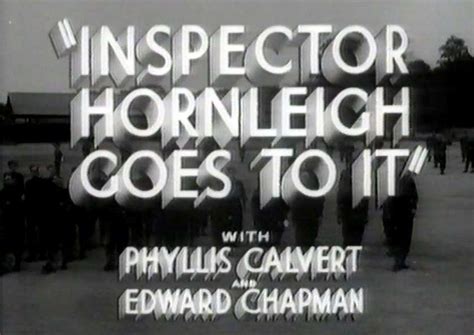 Inspector Hornleigh Goes To It 1941 My Rare Films