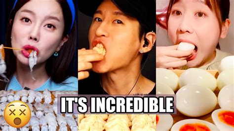 Mukbangers Eating Too Much Of One Food Youtube
