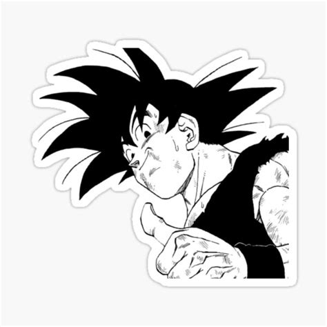 Goku Sticker For Sale By Peponji Redbubble
