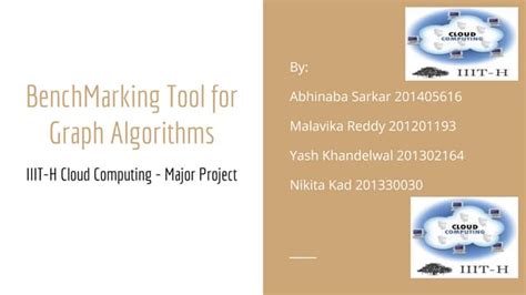 Benchmarking Tool For Graph Algorithms Ppt