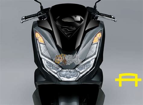 Stiker Visor Windshield Tameng Kaca Depan Motor Honda PCX 160 2021