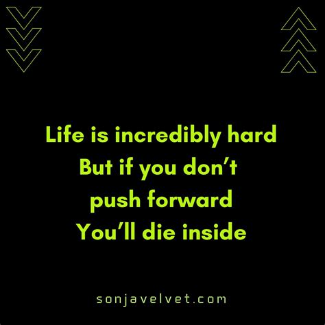 Sonja Theres No Way Around It—life Will Test You The Struggles The Setbacks And The