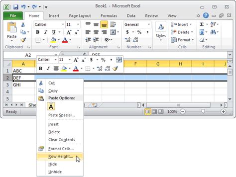 How To Change Cell Size In Excel For Mac Unittsi
