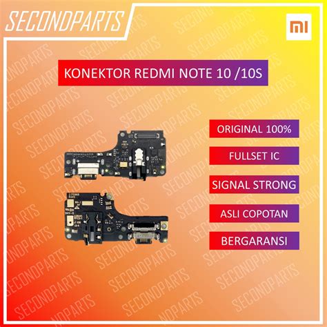 Jual Konektor Charger Papan Mic Plug In Xiaomi Redmi Note 10 Note 10s