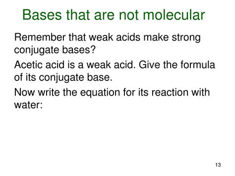 Ppt Acid Base Equilibrium Part Ii Ionization Constants K A And K B Powerpoint Presentation