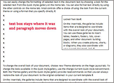 Lock Textboxes In Word