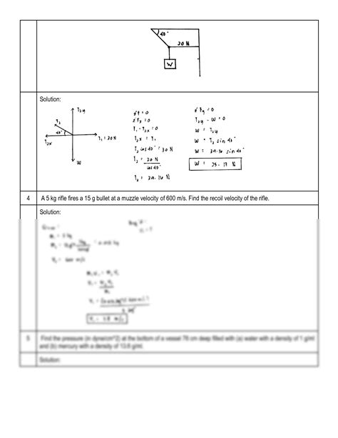 SOLUTION Engineering Mechanics Strength Of Materials Problems With Solution Studypool
