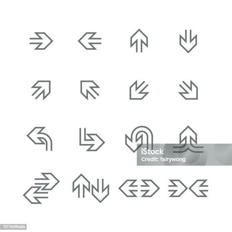 一組箭頭向量圖形及更多三角形圖片 三角形 下載 信息圖形 Istock