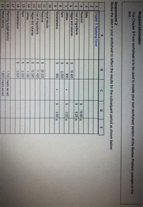Solved Chapter Applying Excel Data Revenue Chegg