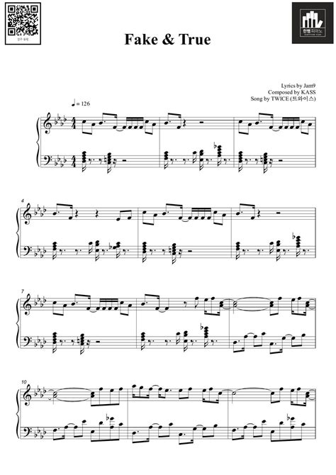 Twice 트와이스 Fake And True Piano Cover แผ่น