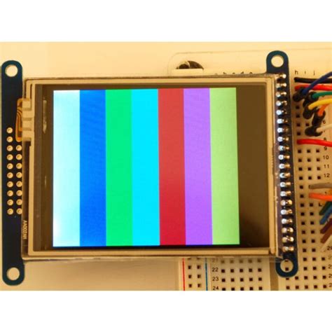 2 8 18 bit color tft lcd with touchscreen breakout board ili9325