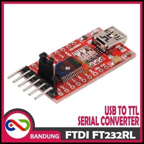 Jual Terbaru Ftdi Ft232rl Ft232 Usb To Ttl Serial Converter Adapter