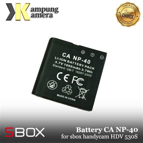 Sbox Battery For Sbox Handycam Hdv 530s Dan Camera Pocket Sbox S8 Ca Np