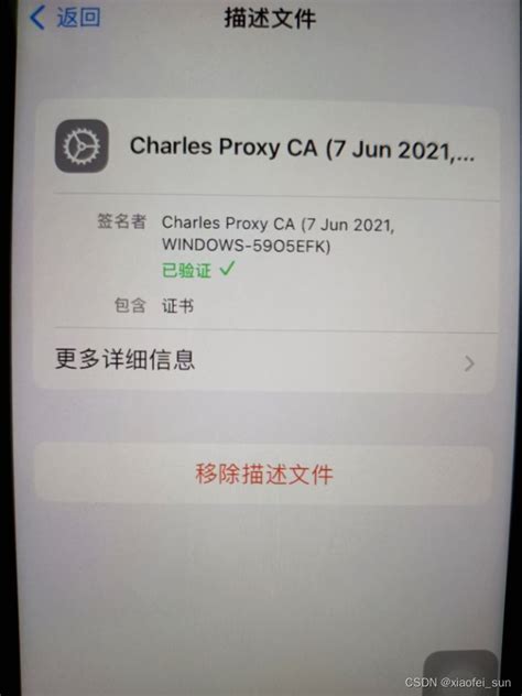 苹果手机ios系统关闭抓包或卸载charles抓包证书步骤如何卸载charles Csdn博客