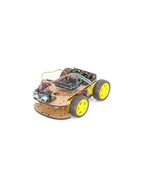 4wd Robot Car Kit Chassi De Robo Ptr006612