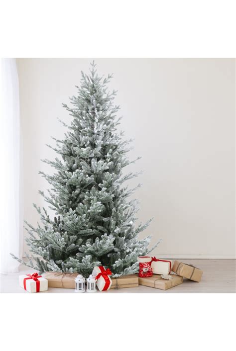 ნაძვის ხე 180სმ მწვანე დათოვლილი Monica