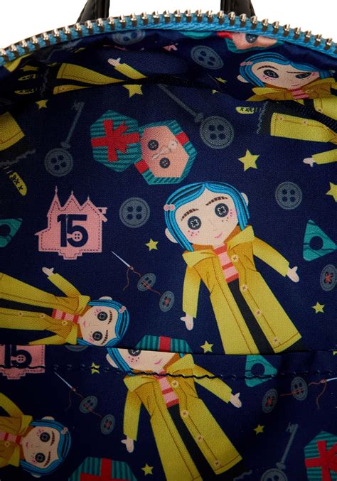 Coraline Th Anniversary Laika Doll Metallic Mini Backpack By Loungefly Coraline Accessories