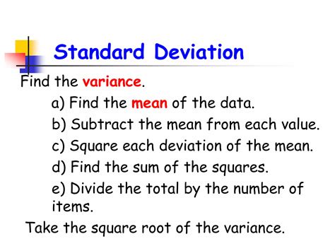 Standard Deviationppt Standardized Testing Educational Assessment