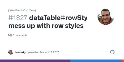 Datatablerowstyleclass Mess Up With Row Styles · Issue 1827