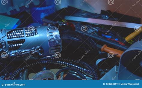 Robotic Arm For Human Prosthesis With Controlled Movement Footage Stock Image Image Of