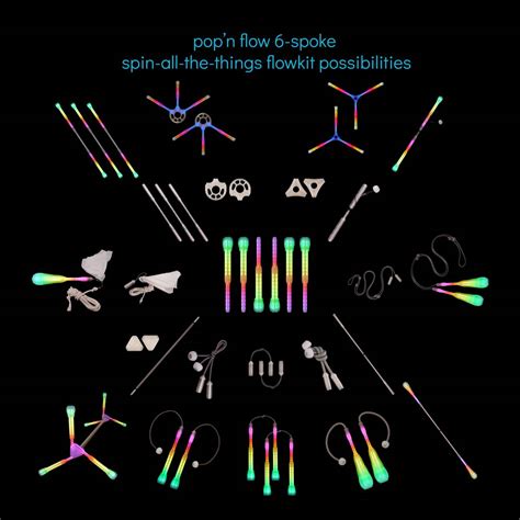 Pop N Flow Fv Spoke Spin All The Things Flowkit Flowtoys
