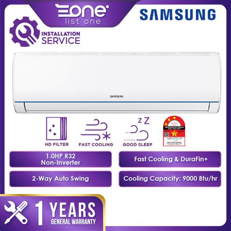 【24h Ship Out】samsung 10hp S Essential R32 Non Inverter Air