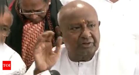 Hd Deve Gowda Rules Out Electoral Tie Up With Nda Says Jds To Fight