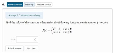 Solved Attempt 1 5 ﻿attempts Remainingfind The Value Of