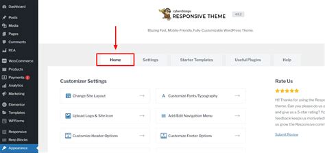 How To Enable Disable Responsive Plus Starter Templates Modules