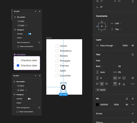 Click Checkbox To Add Uncheck Checkbox To Minus Figma Forum