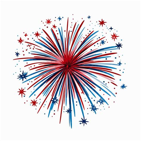 Premium Vector Firework Flat Vector Illustration Firework Hand