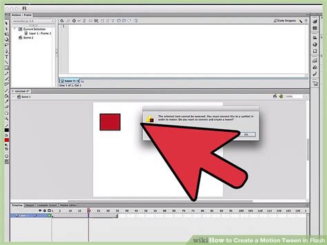 How To Create A Motion Tween In Flash 10 Steps With Pictures