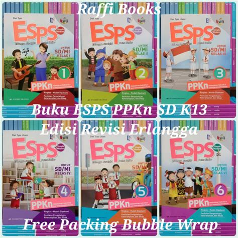 Jual Buku ESPS PPKN Kelas SD K Revisi Erlangga Shopee Indonesia