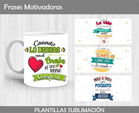 Plantillas Para Sublimar Tazas De Frases Motivacionales Tazas Frases