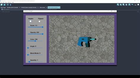 GDevelop Sprite Demonstration YouTube