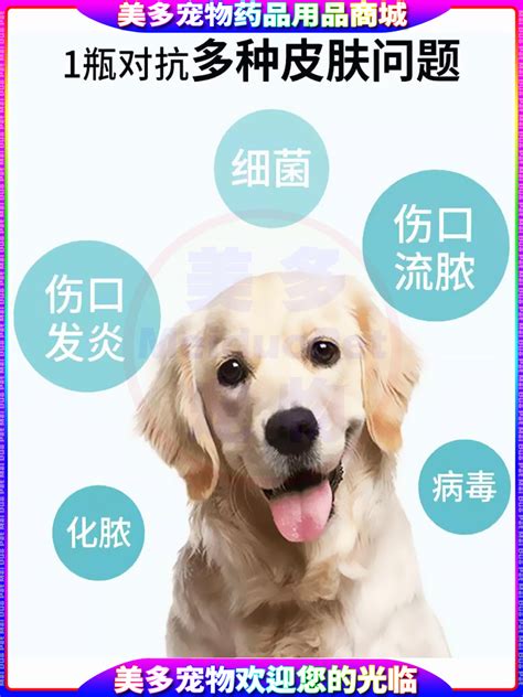 木户元康皮肤喷雾宠物犬狗猫癣真菌细菌化脓肛门腺炎术后伤口感染 虎窝淘