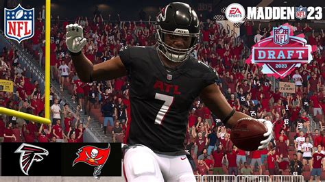 Madden 23 Bijan Robinson Falcons Vs Baker Mayfield Buccaneers Madden