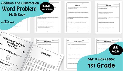 Addition And Subtraction Word Problem Graphic By Daily Printable Creative Fabrica