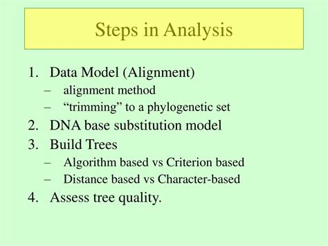 Ppt Phylogenetic Inference Powerpoint Presentation Free Download