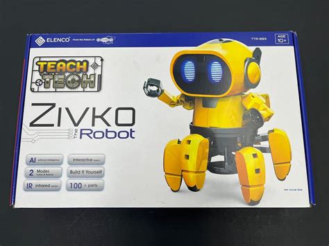 Elenco Teach Tech Ttr 893 Zivko Interactive A I Capable Robot Kit New