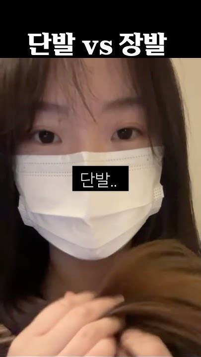 단발 Vs 장발 Youtube