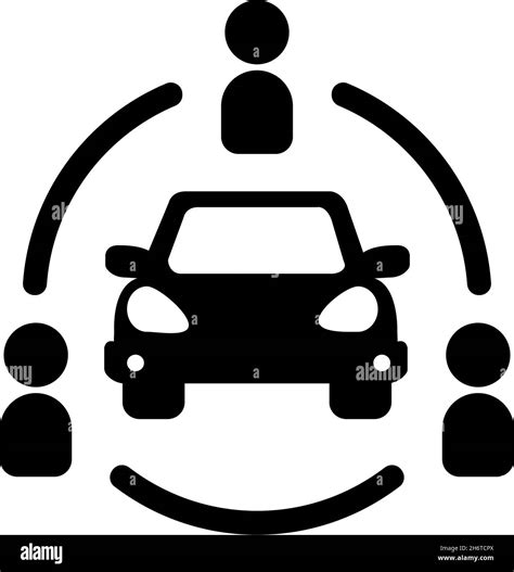 Car Sharing Vector Icon Illustration Stock Vector Image And Art Alamy