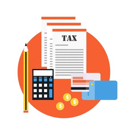 Carte De Crédit Avec Les Documents Fiscaux Vecteur Gratuite