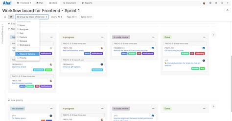Add Custom Swimlanes To Your Engineering Workflow Board In Aha Develop